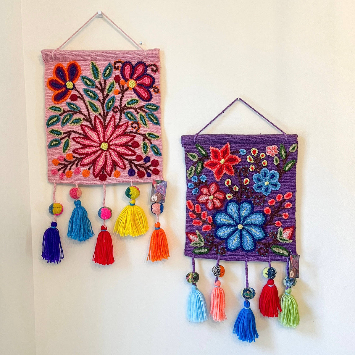 Flora Textile Wall Art Decor – Artesana Love